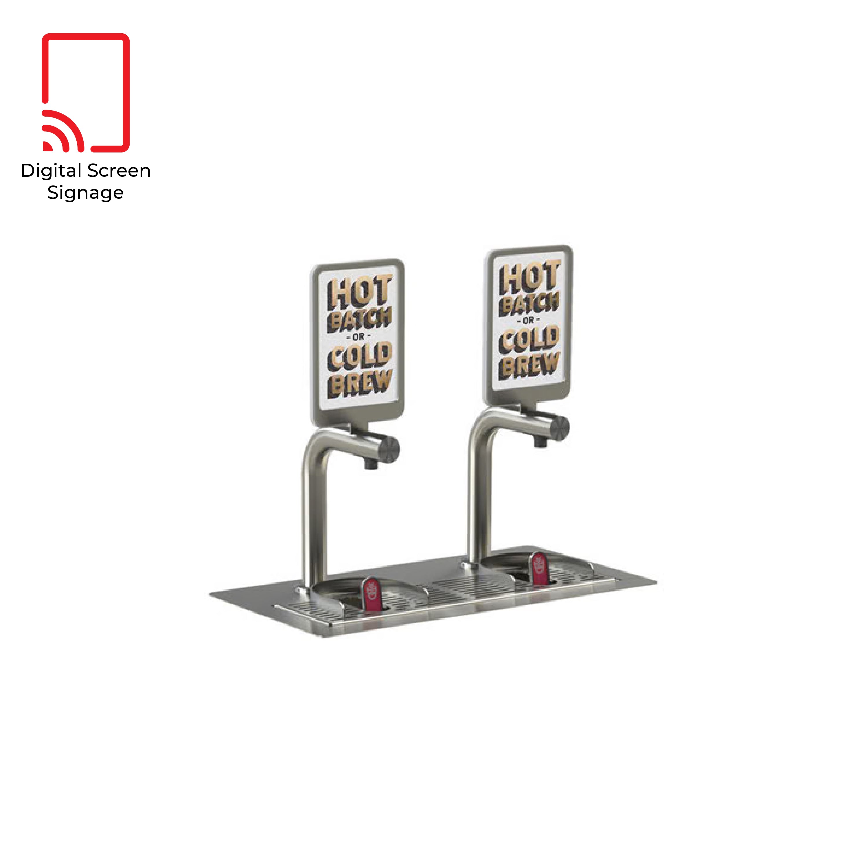 Freepour Batch Double with Digital Screen Signage - SSM | Specialty Hub